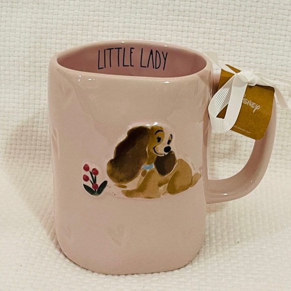 Kitchen | Rae Dunn X Disney X Lady The Tramp Pink Mug With Imprinted ...